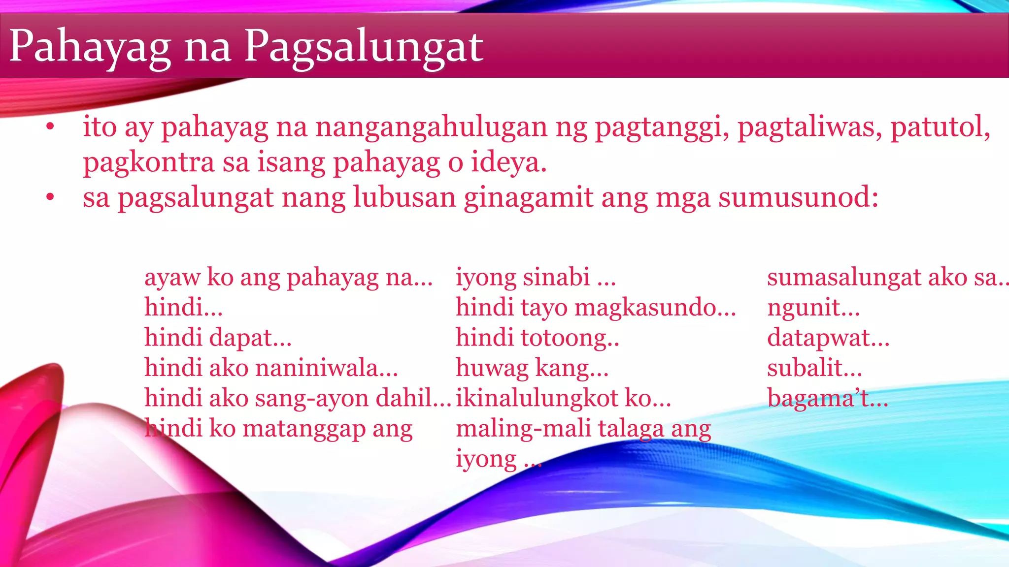FILIPINO GRADE 8 | PPTX