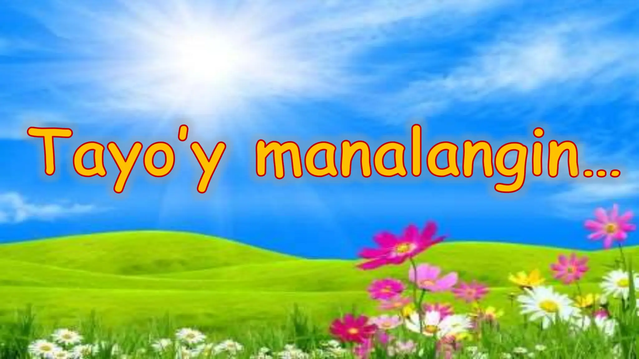Filipino PowerPoint presentation for kindergarten | PPTX