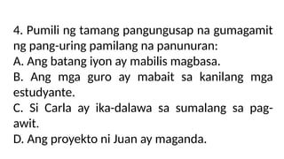 FILIPINO Q3W7 PPT G-4.pptx................. | PPTX