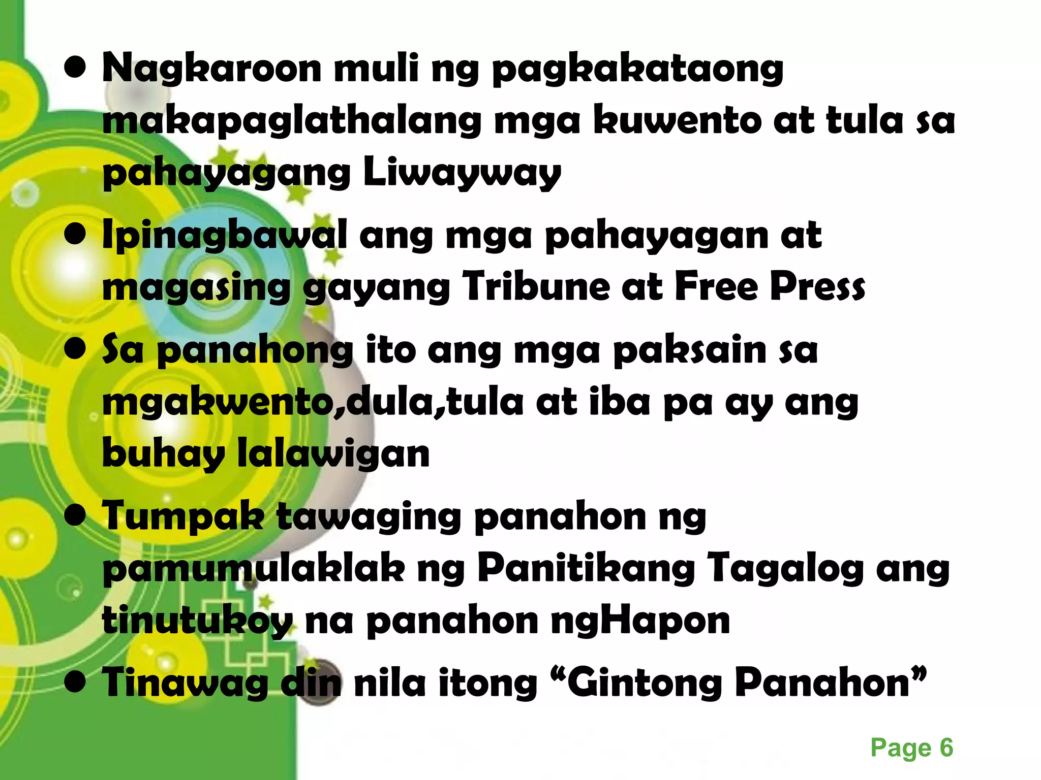 Panahon ng Hapones | PPT