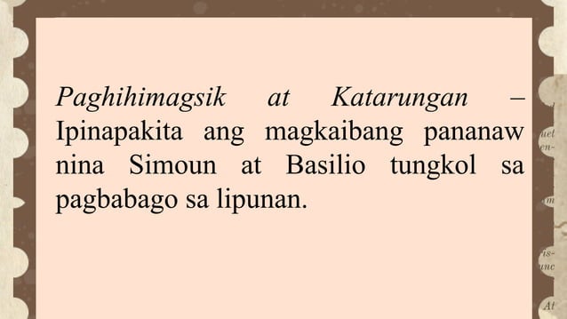 El Filibusterismo Pag-uulat Kabanata 6: Si Basilio.pptx