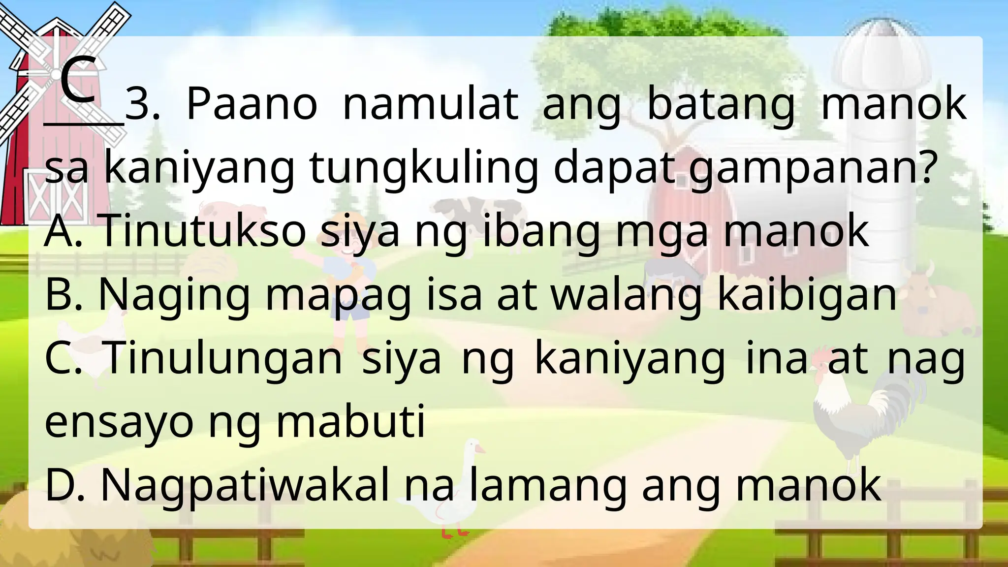 ANG MAHIYANG MANOK Ni Rebecca T. Anonuevon | PPTX
