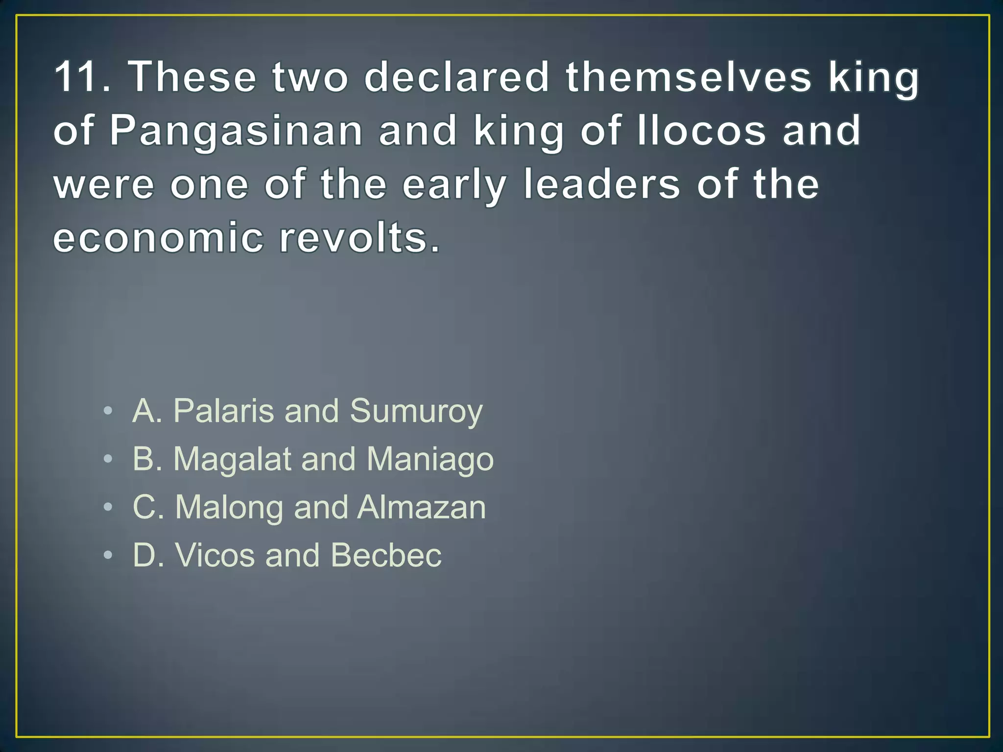Filipino resistance to colonial rule | PPTX