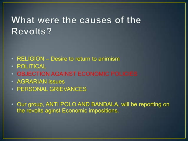 Filipino resistance to colonial rule | PPTX