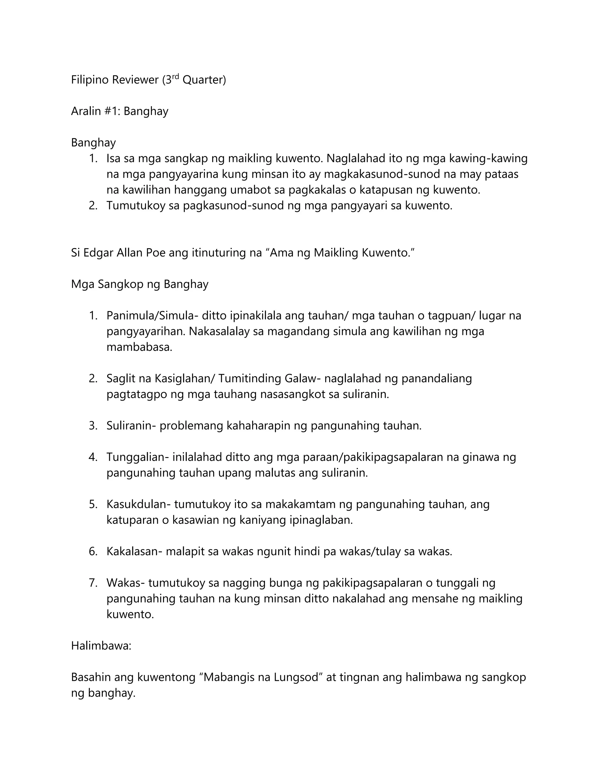 Filipino 7 | DOCX