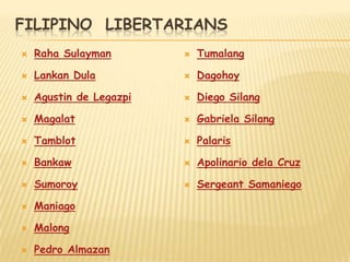 Filipino revolts | PPTX