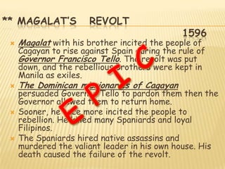 Filipino revolts | PPTX