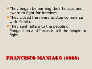 Filipino revolts | PPT