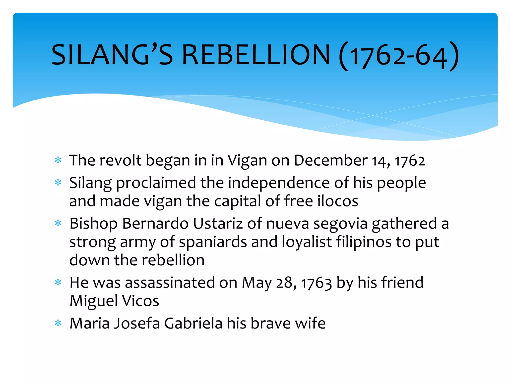 Filipino revolts | PPTX