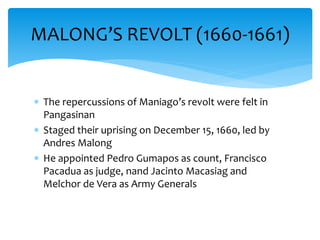 Filipino revolts | PPTX