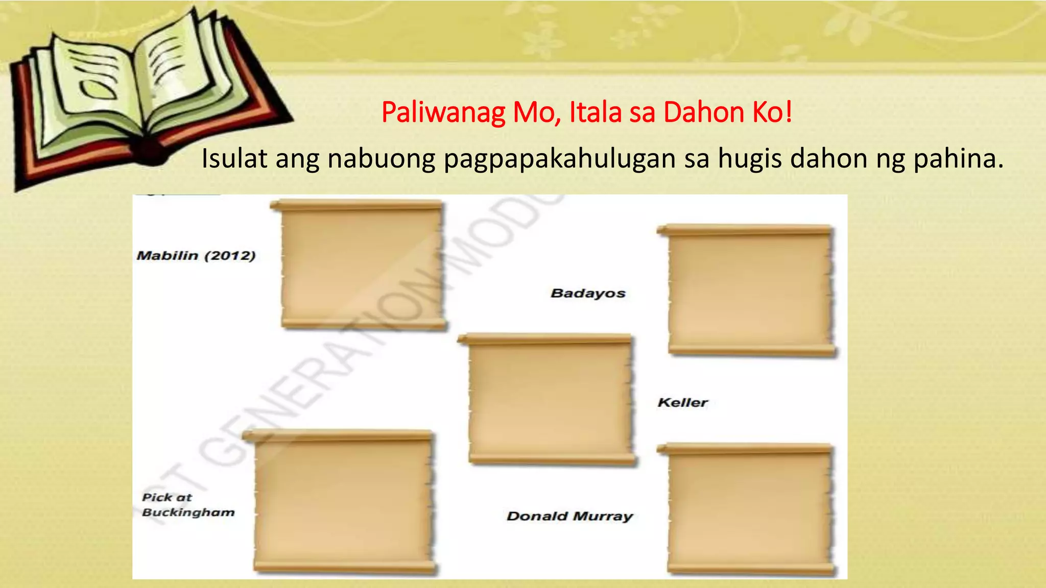 FILIPINO SA PILING LARANG-ppt 1-uNANG mARKAHAN.pptx