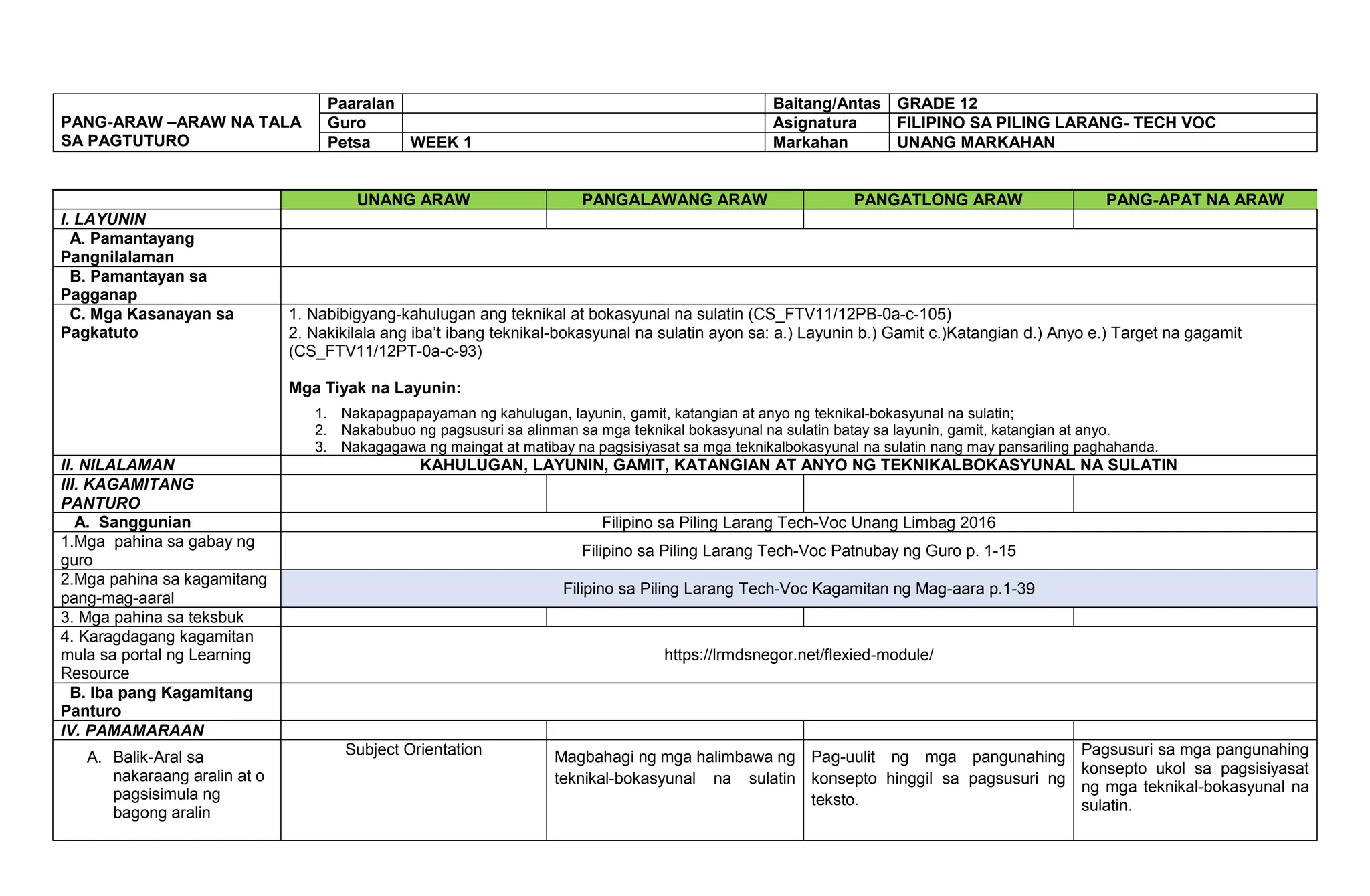 FILIPINO SA PILING LARANG-TECHVOC Q1 WEEK1.docx
