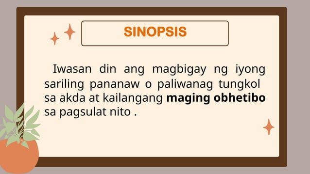 FILIPINO SA PILING LARANGAN (ABSTRAK at SINOPSIS).pptx