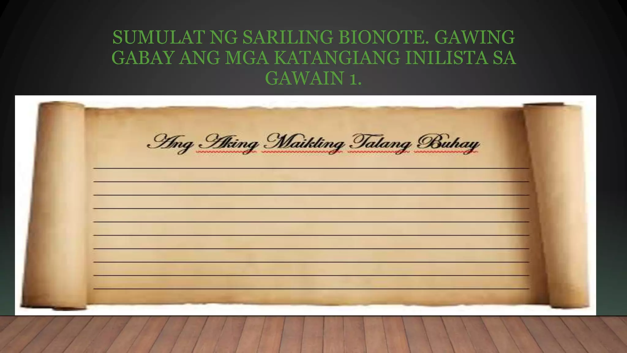 FILIPINO SA PILING LARANGAN (AKADEMIK)- BIONOTE.pptx