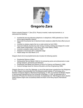 Filipino scientists | DOC