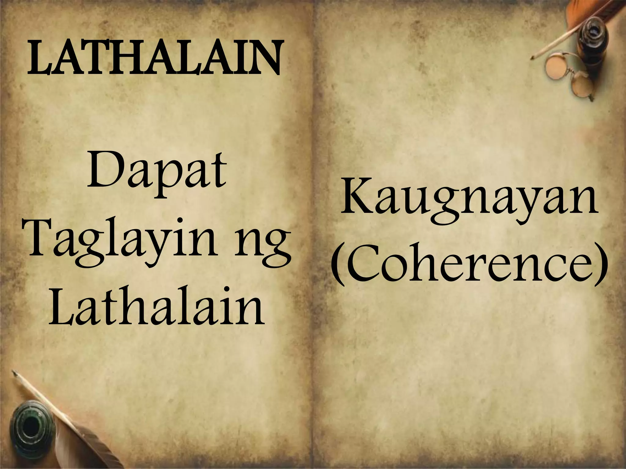 Filipino Writing 101 | PPTX