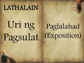 Filipino Writing 101 | PPTX