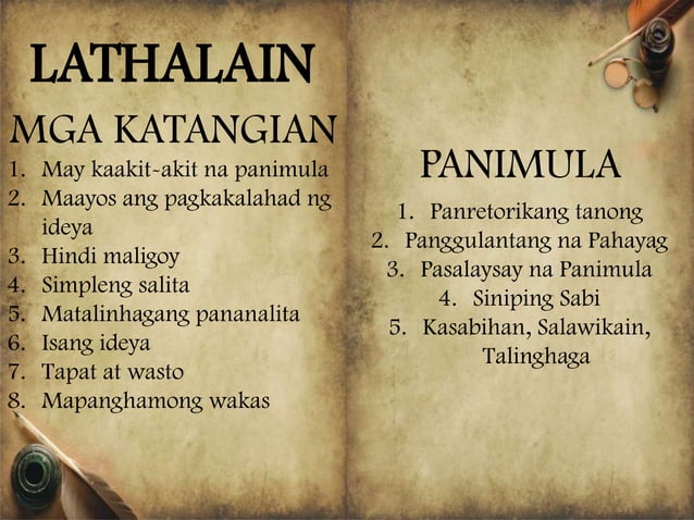 Filipino Writing 101 | PPTX