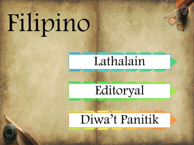 Filipino Writing 101 | PPTX