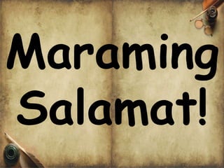 Filipino Writing 101 | PPTX