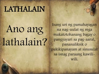 Filipino Writing 101 | PPTX