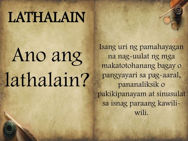 Filipino Writing 101 | PPTX