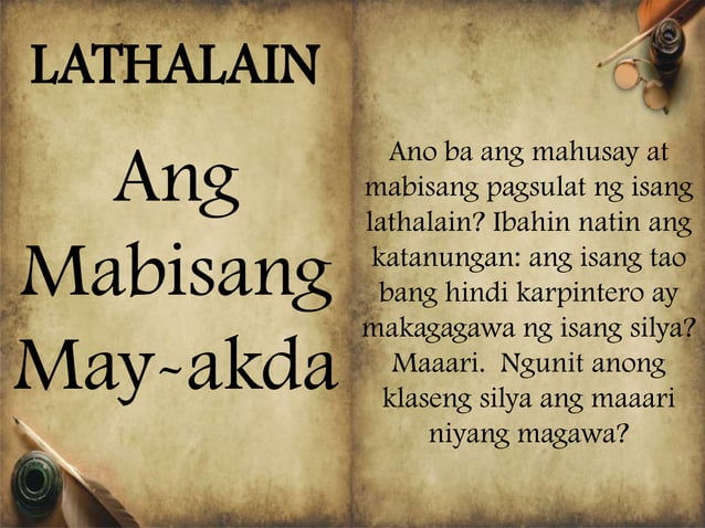 Filipino Writing 101 | PPTX