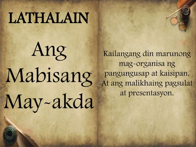 Filipino Writing 101 | PPTX