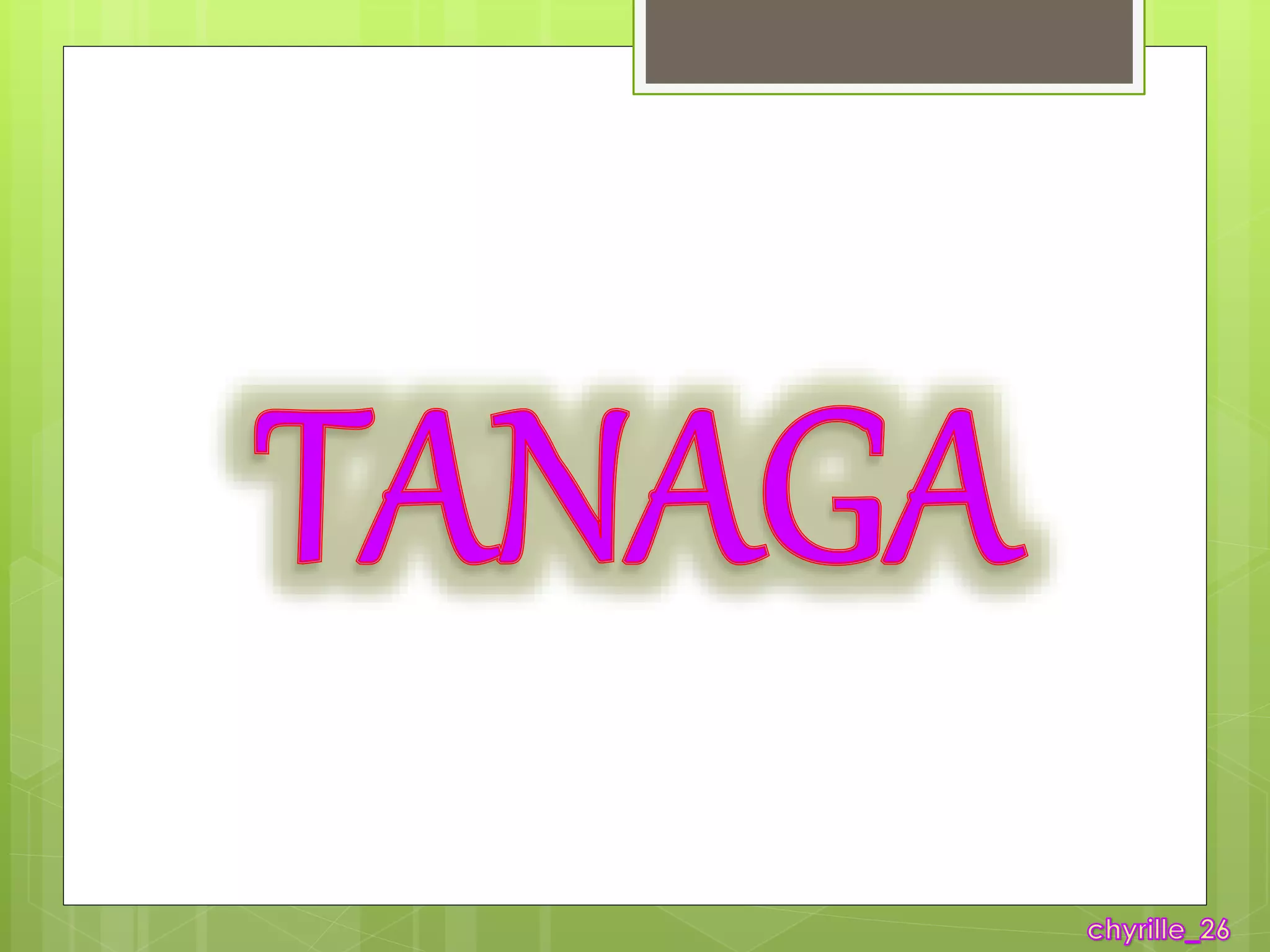 Filipino Tanaga | PPTX