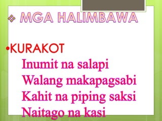 Filipino Tanaga | PPTX