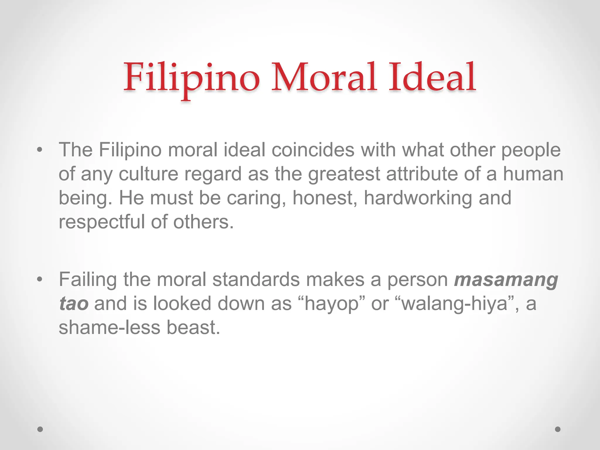 FILIPINO VALUES AND TRAITS IN 20TH CENTURY.pptx