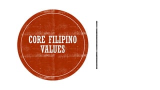 This is the presentation about filipino values | PPTX