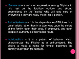 Filipinovaluesandculture | PPTX
