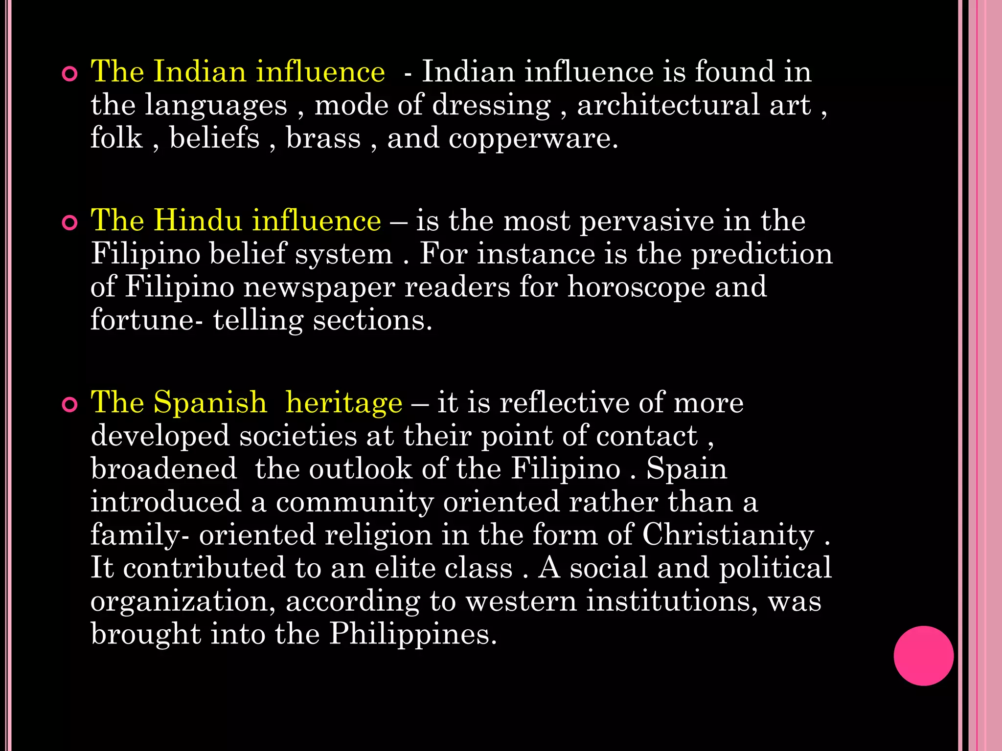 Filipino values and culture | PPTX