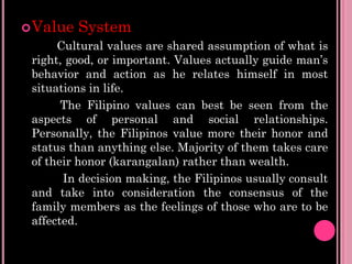 Filipino values and culture | PPTX