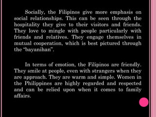 Filipino values and culture | PPTX