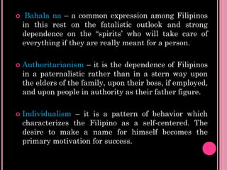 Filipino values and culture | PPTX