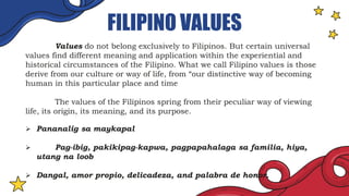 FILIPINO VALUES (ETHICS).pptx