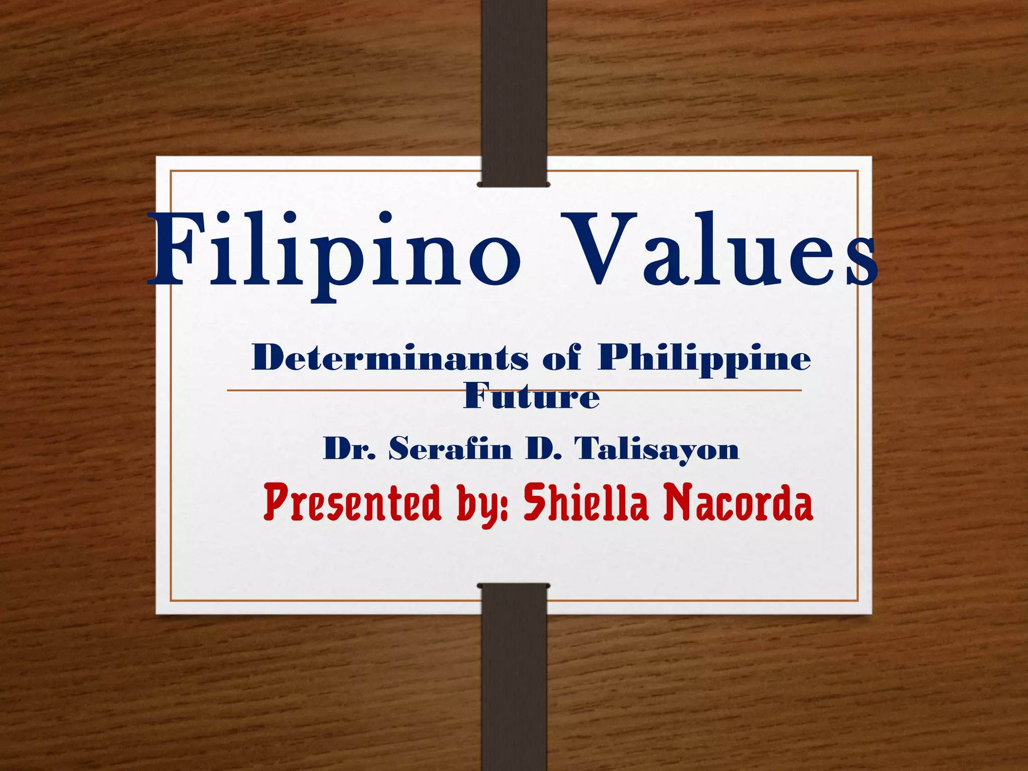 Filipino values | PPT