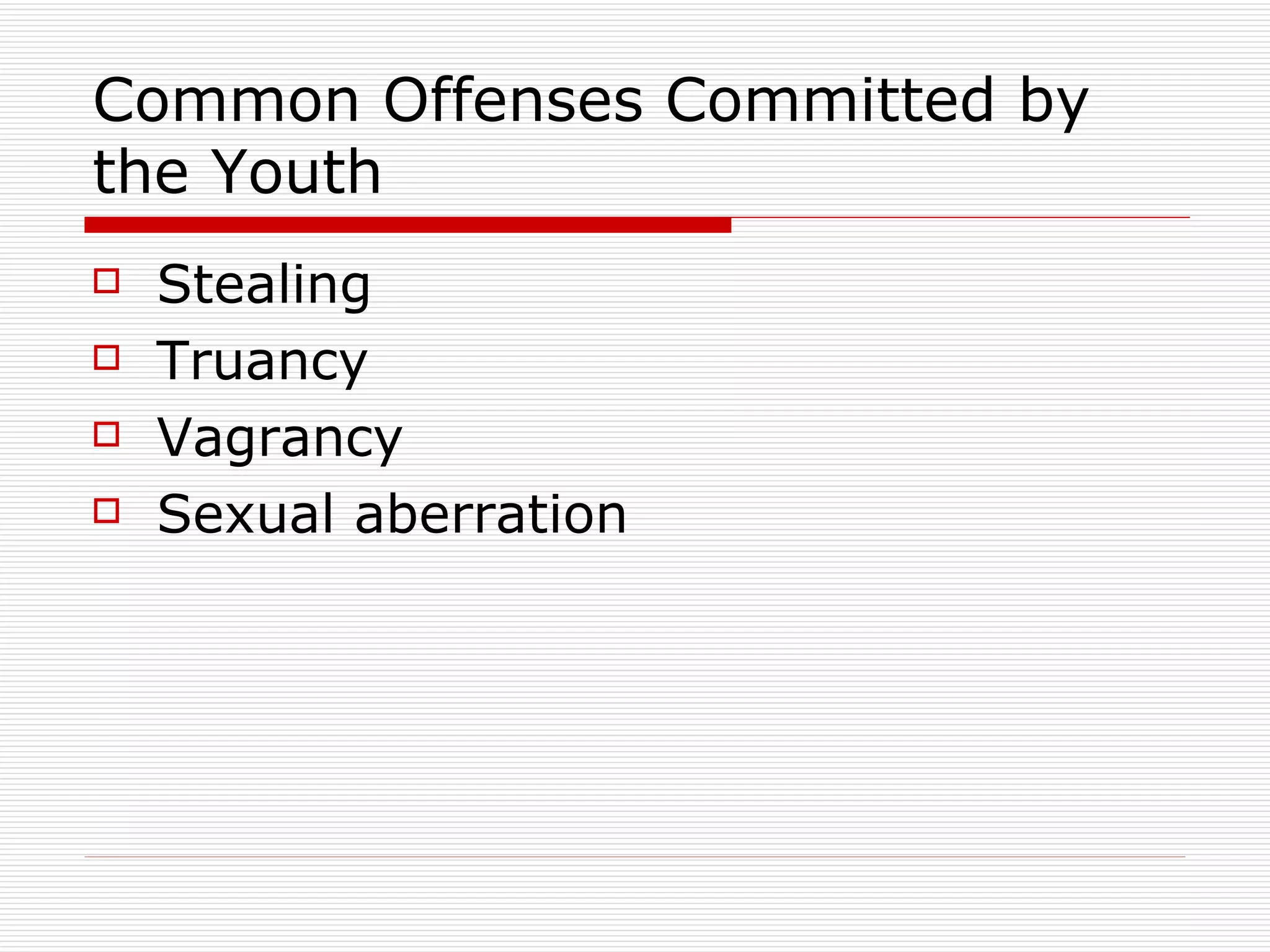 Filipino youth delinquency | PPT