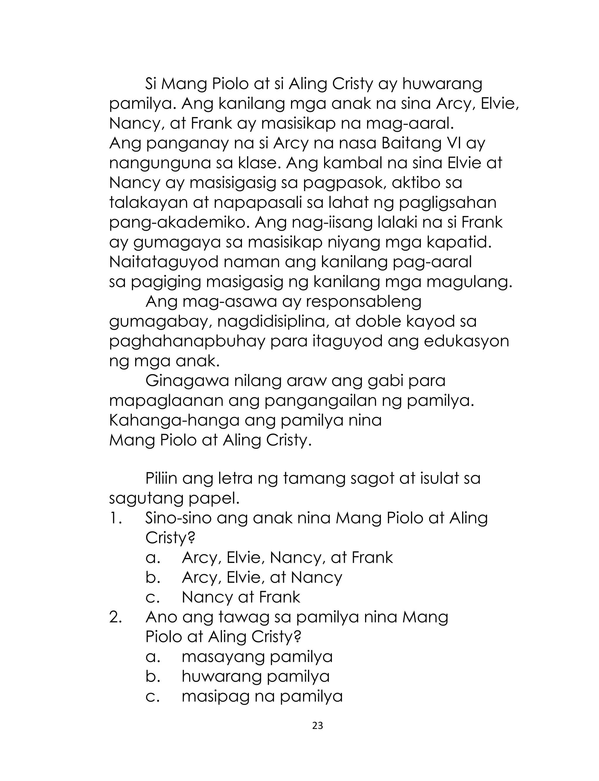 k to 12 Filipino Grade 2 lm | PDF