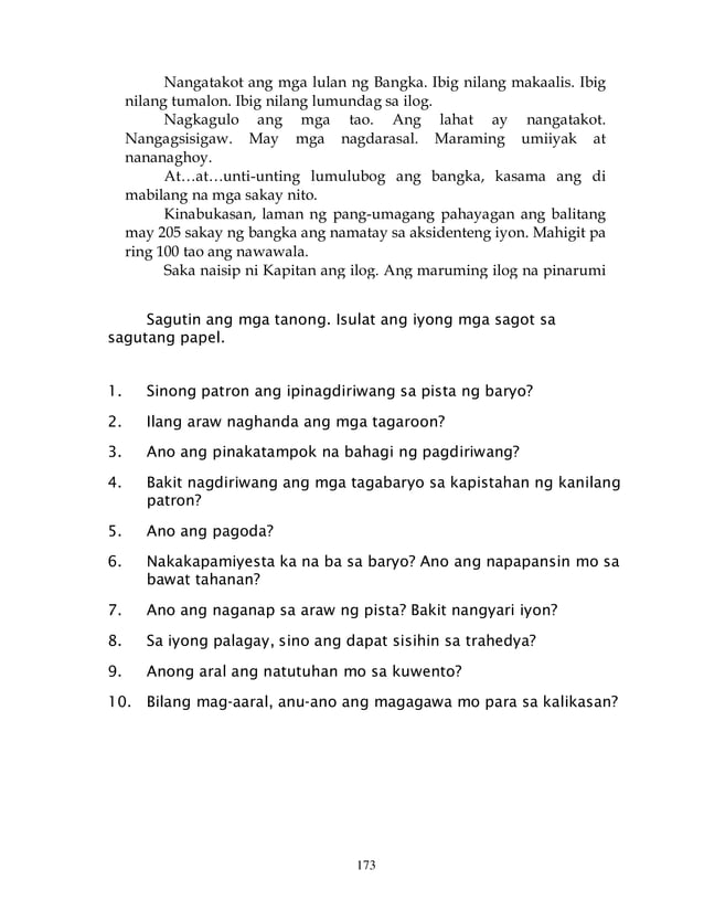 Filipno 6 dlp 16 pagbibigay ng sanhi at bunga | PDF