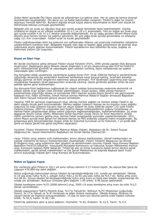 Filistin ulke raporu_2013 | PDF
