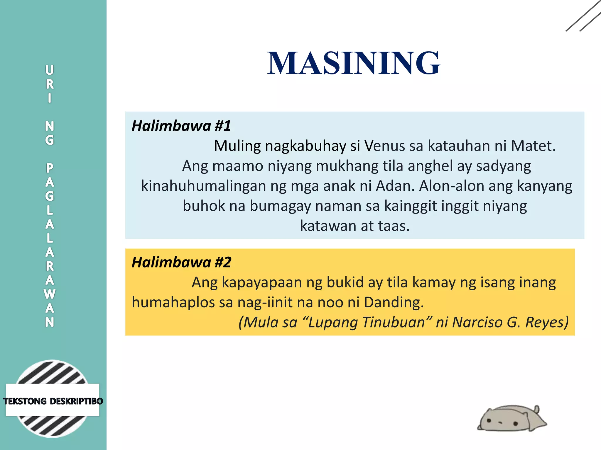 TEKSTONG DESKRIPTIBO - FILIPINO | PPTX