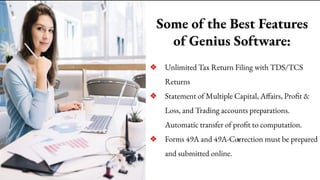 Complete Form 29C and Challan Details with Genius Software | PPT