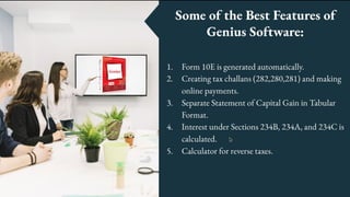 Complete Form 29C and Challan Details with Genius Software | PPT