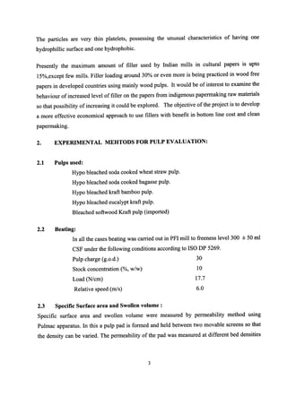 Filler loading in paper | PDF