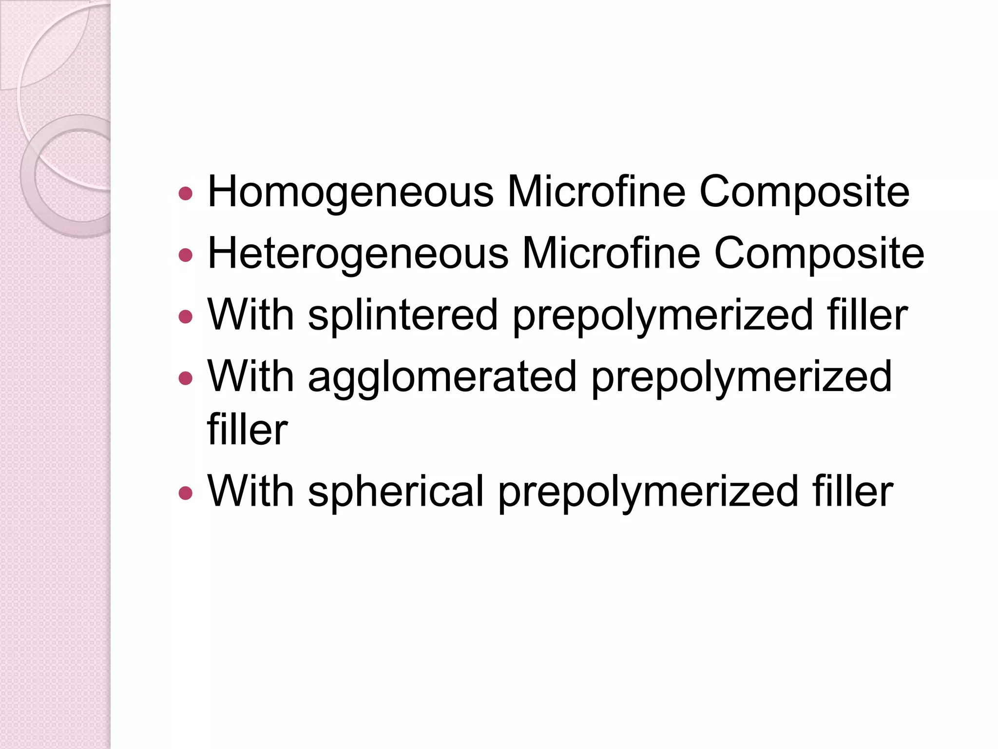 Fillers in composite resins | PPTX