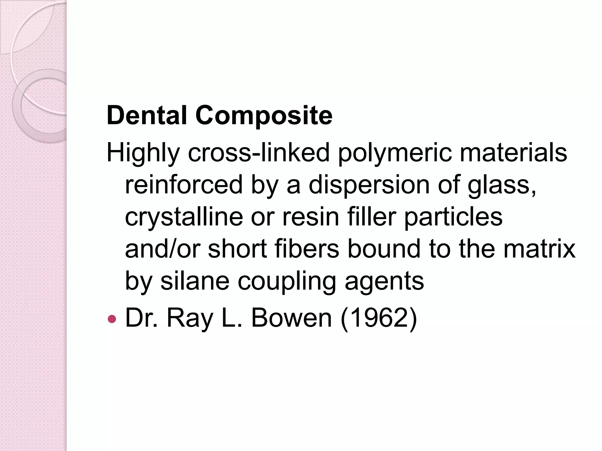 Fillers in composite resins | PPTX