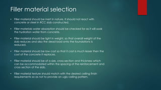 Filler Slab Roofs | PPTX